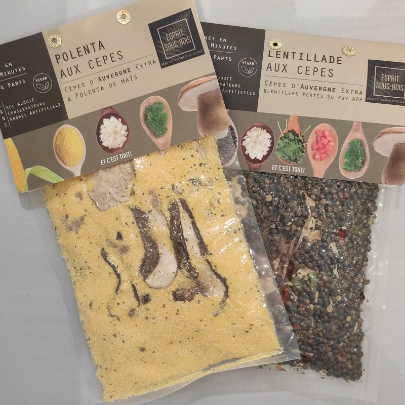 Polenta aux cèpes 200g - Esprit sous bois